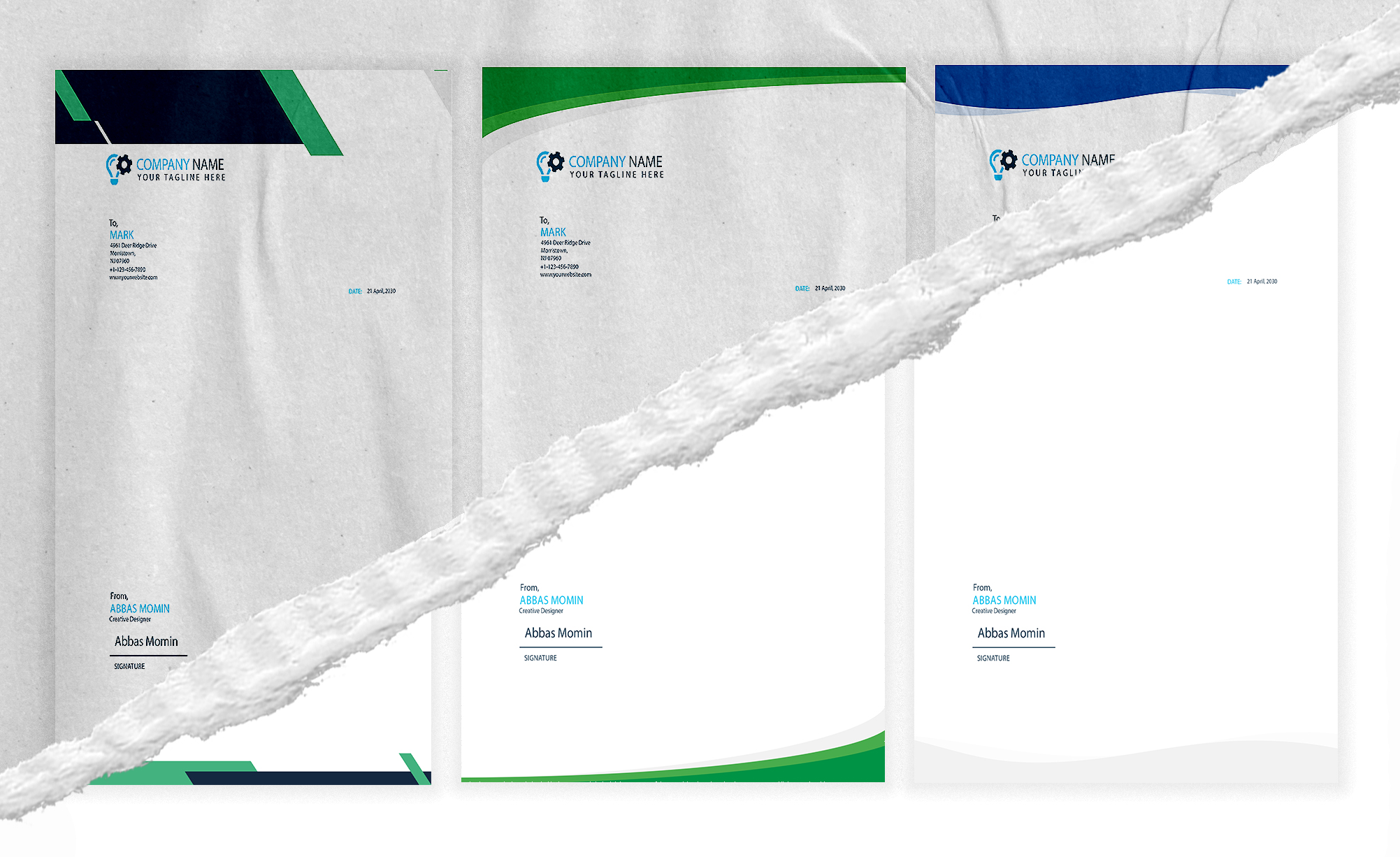 Business letterhead - Get started in minutes with VerifiableLetter